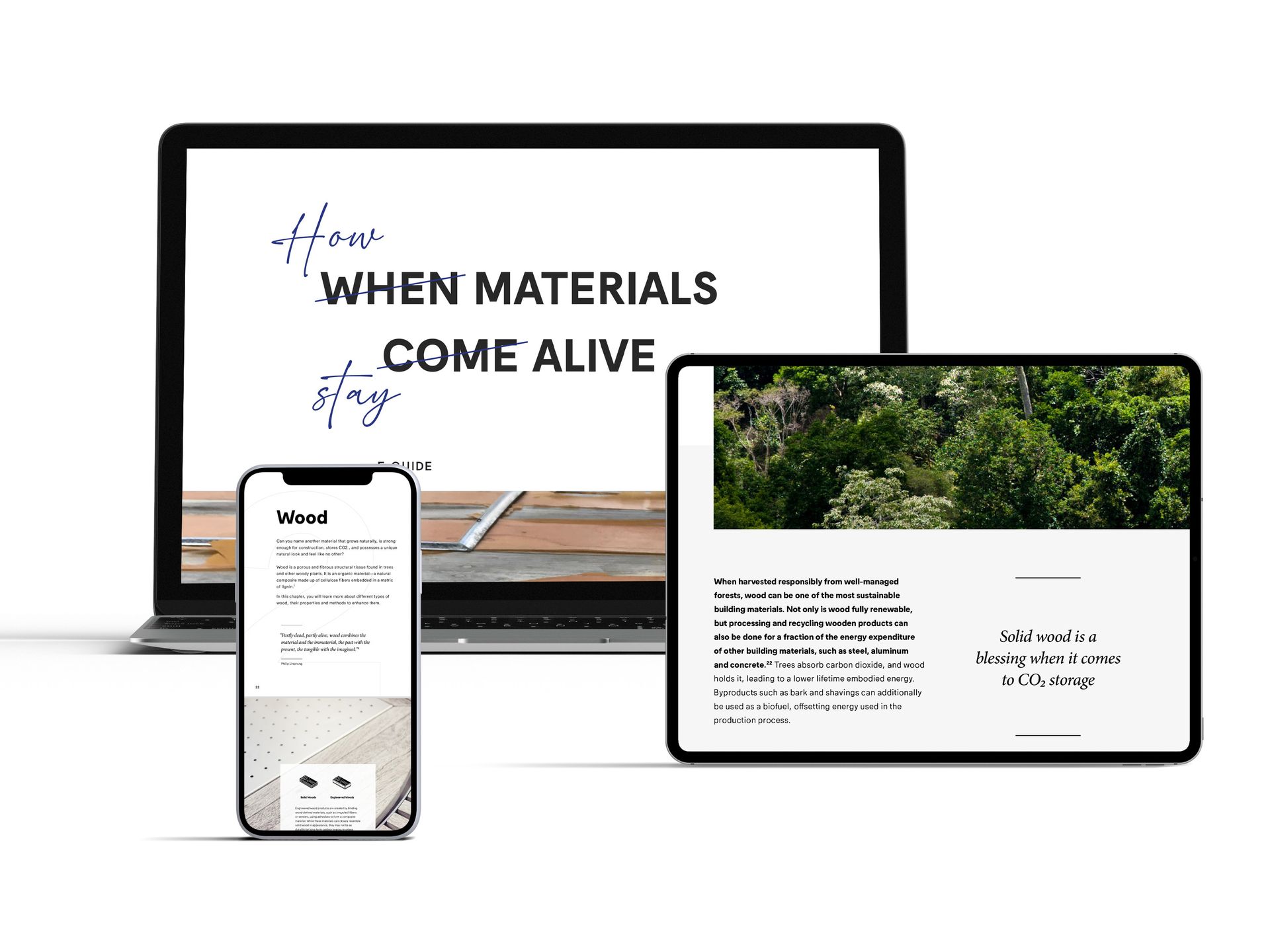 How Materials Stay Alive